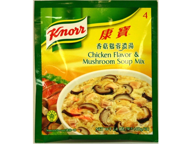 Knorr* (Chinese Soup Mix) (#4 Chicken & Mushroom) 8*12*40g